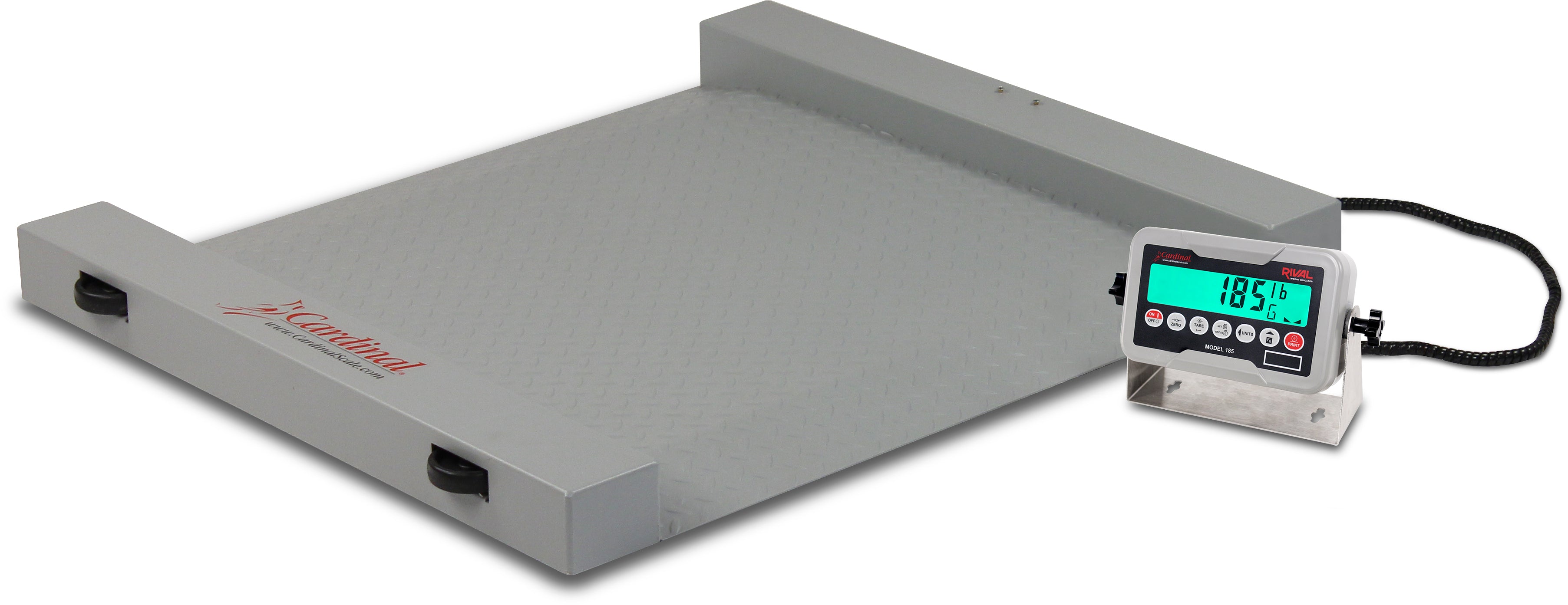 Cardinal Detecto Run-A-Weigh RW-500 Floor Scale, Electronic, Portable ...